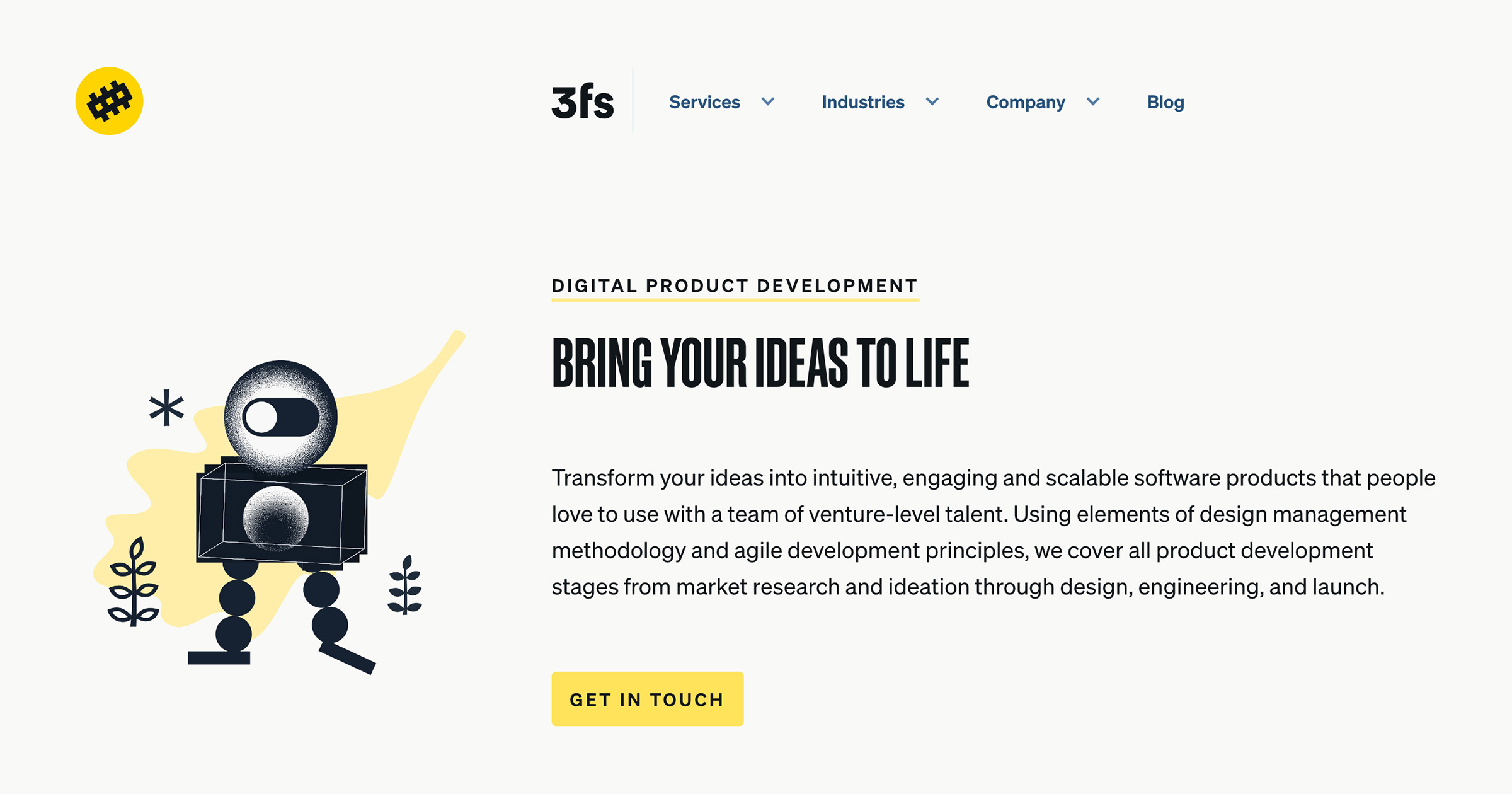 3fs: Digital product development - Bring your ideas to life