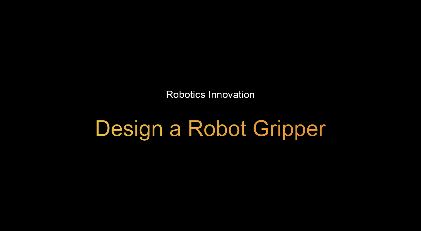 How to design a gripper for any robot - Standard Bots