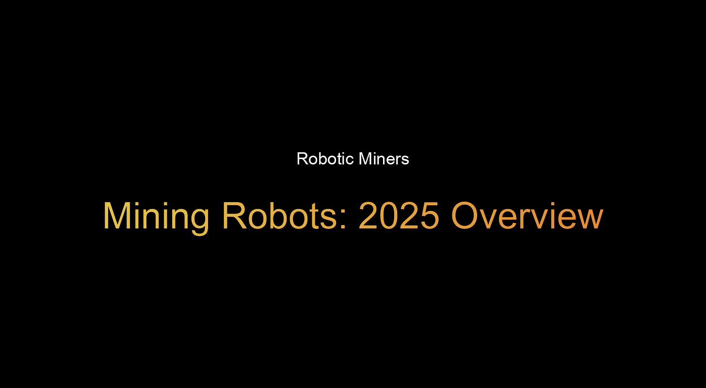 What are mining robots & what can they do? (2026) - Standard Bots