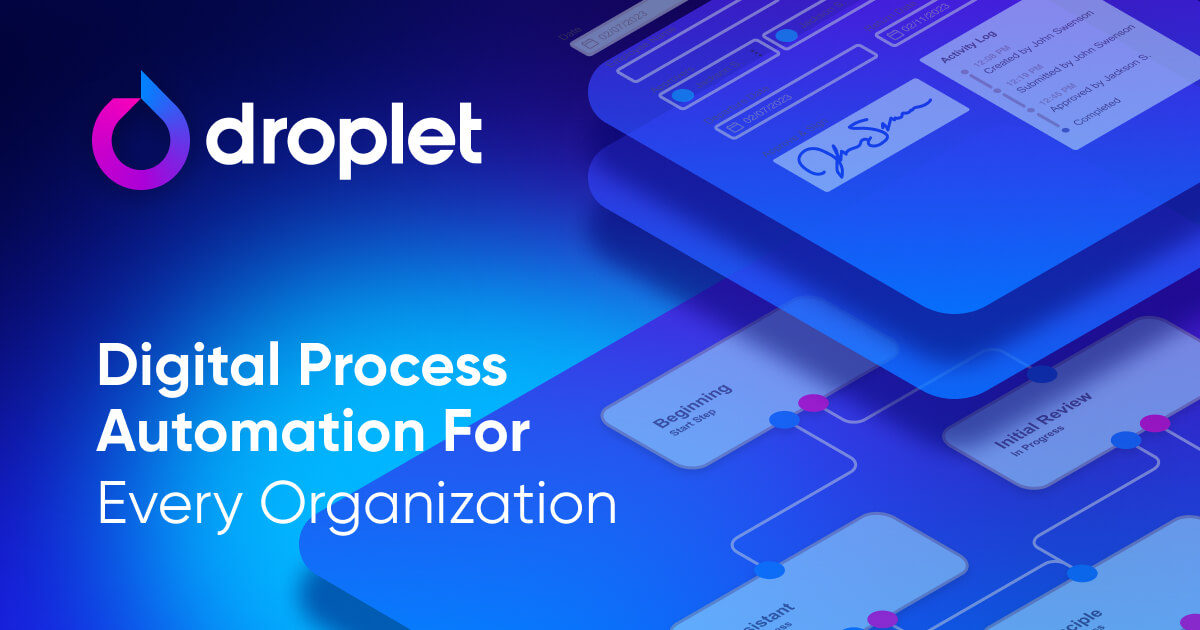 Form Builder | Droplet Online Forms and Workflow Automation