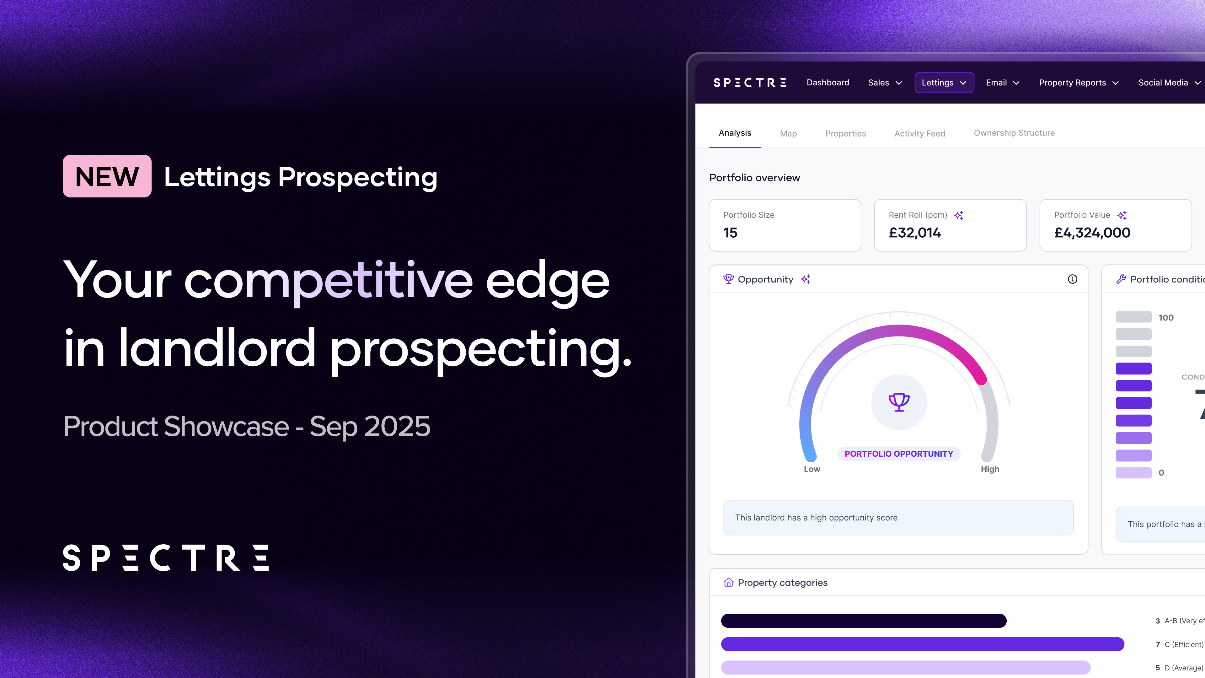 Lettings Prospecting Product Showcase | Spectre