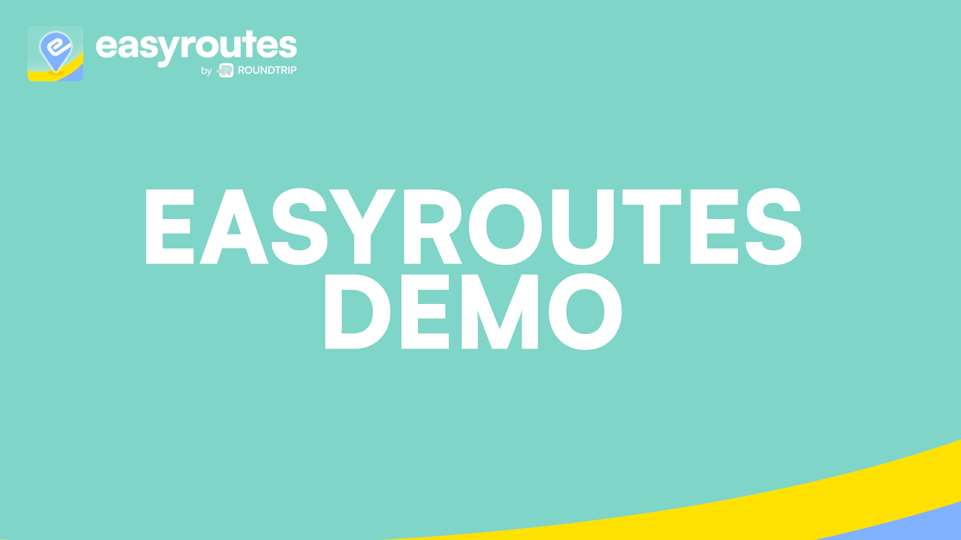Take an interactive tour of EasyRoutes