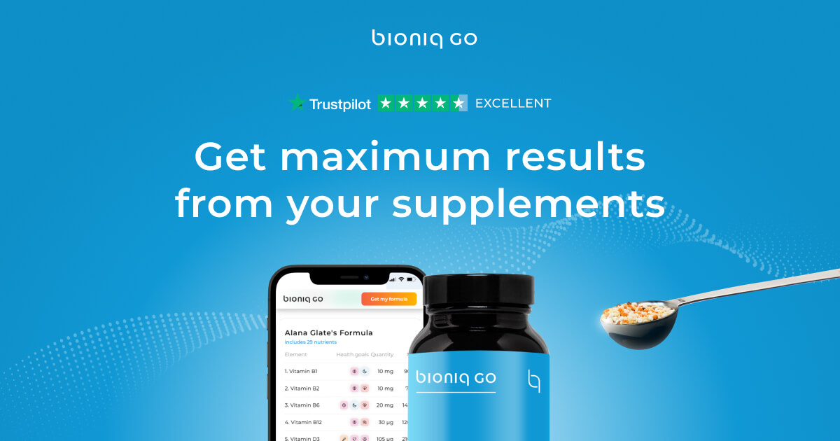 Bioniq GO | Which are the best supplements for you?