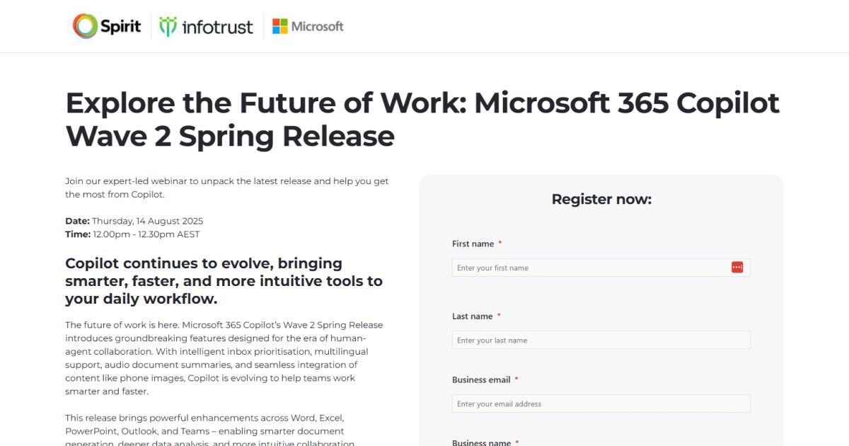 Copilot in Action: Learn, Build, Apply