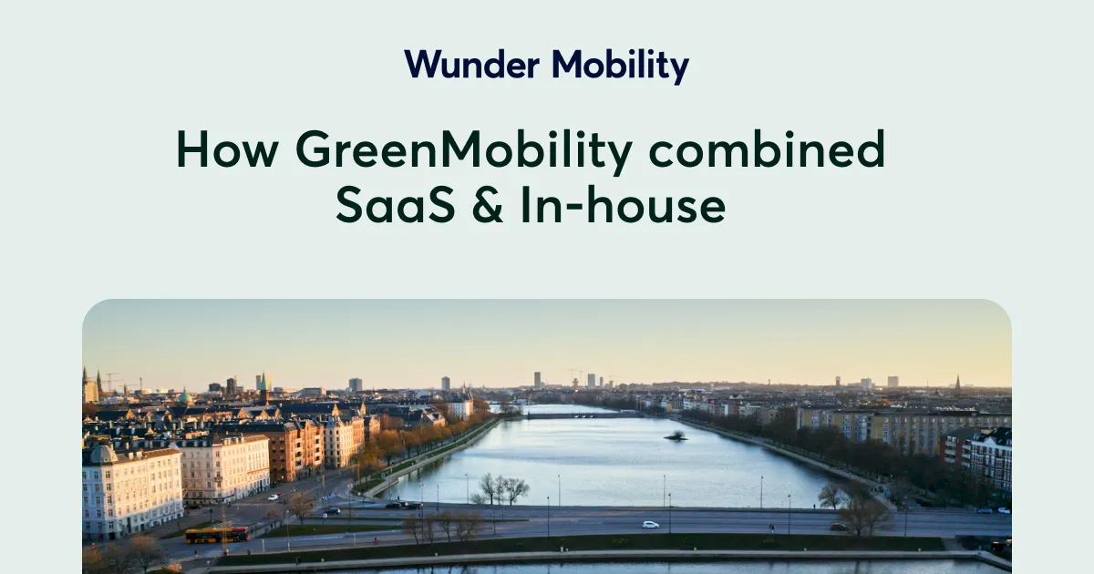 Our customer: Green Mobility | Wunder Mobility