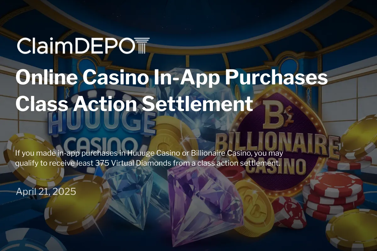 Online Casino In-App Purchases Class Action Settlement