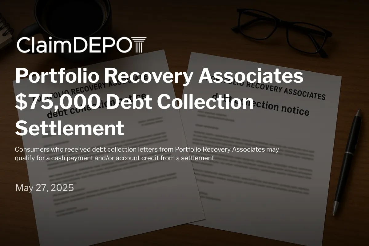 Portfolio Recovery $75,000 Debt Collection Settlement
