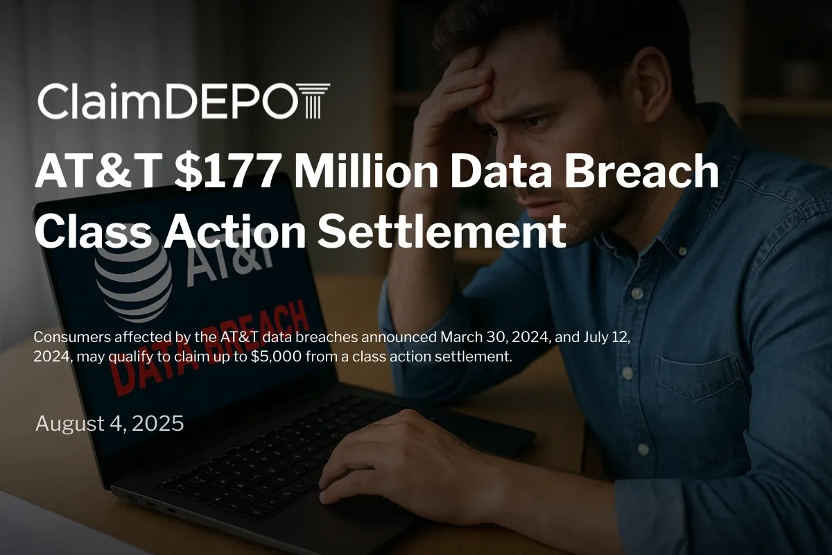 AT&T $177 Million Data Breach Class Action Settlement