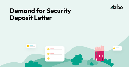 A Demand Security Deposit Letter Template for Tenants - Azibo
