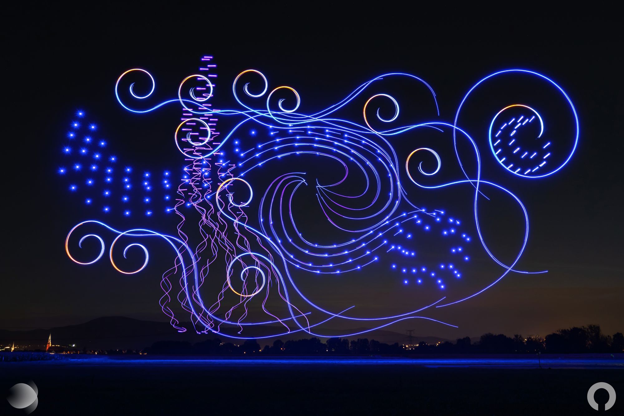 Diffuse - Spectacle de Drones Lumineux - Drone Light Show - Drone Show