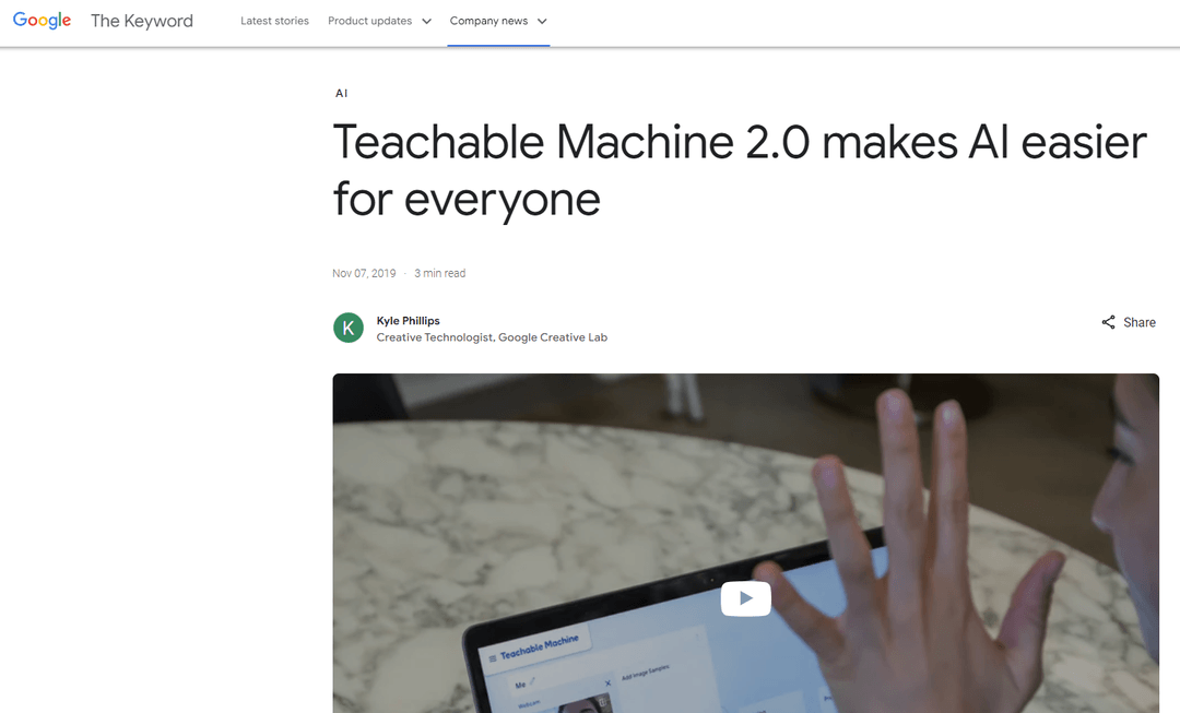 Mastering Google AI Teachable Machine Technology