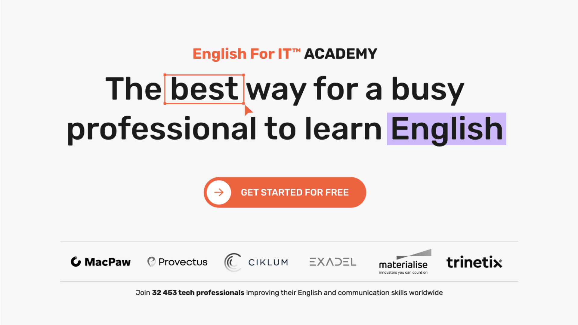 English For IT Academy EPAM
