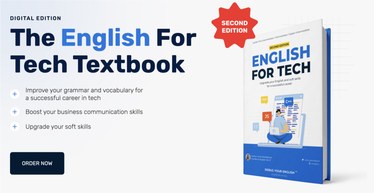 The English For Tech Textbook | English For IT™