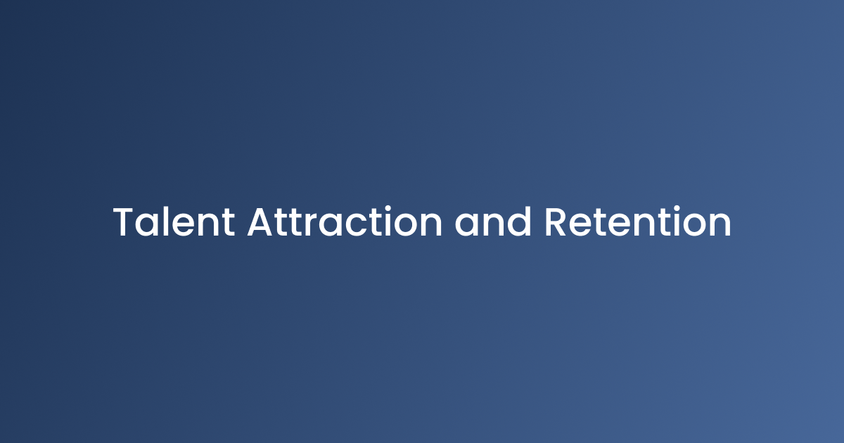 Talent Attraction and Retention | ASE Holdings