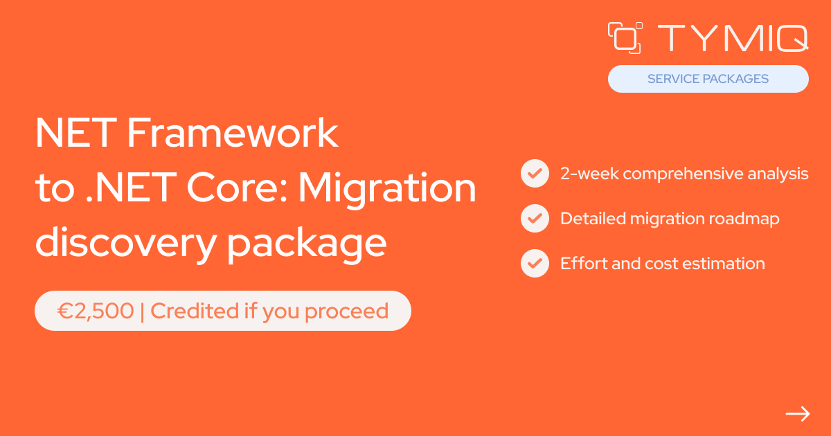 Comprehensive discovery phase for .NET Framework to .NET Core migration ...