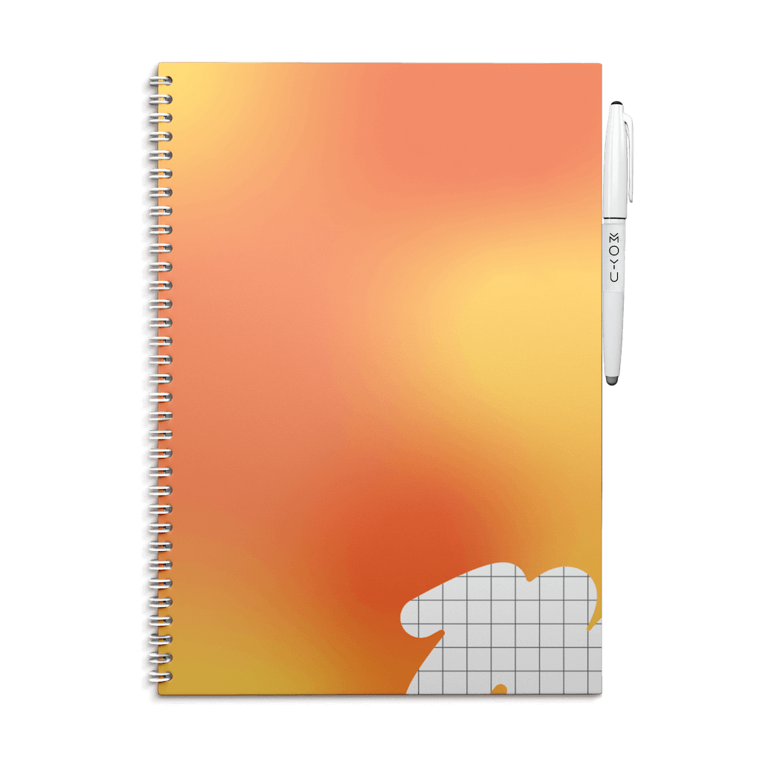 Uitwisbaar Schoolschrift A4 Ruitjes Pagina's | MOYU