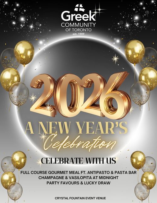 Greek Community of Toronto | 2026 A NEW VEAR'S Celebration