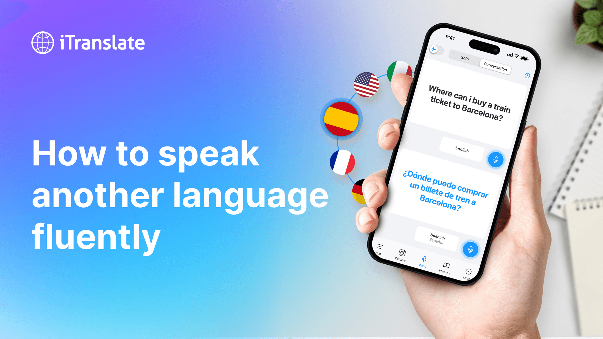 How to speak another language fluently | iTranslate