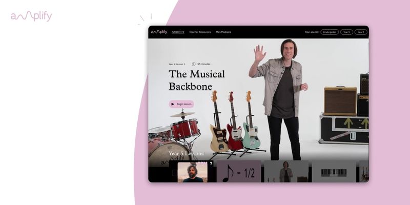Amplify Music Education Platform Development