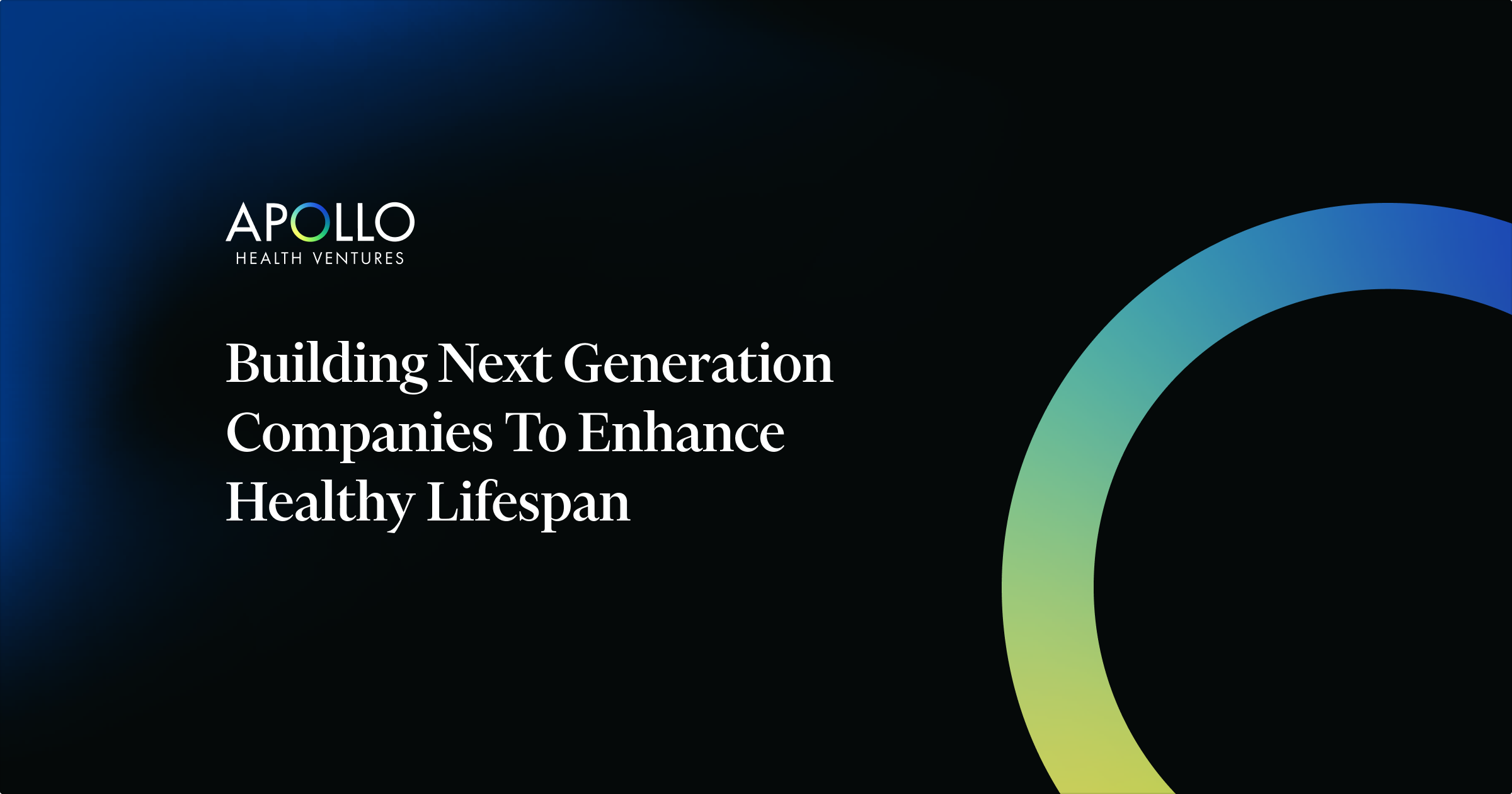 Apollo Health Ventures