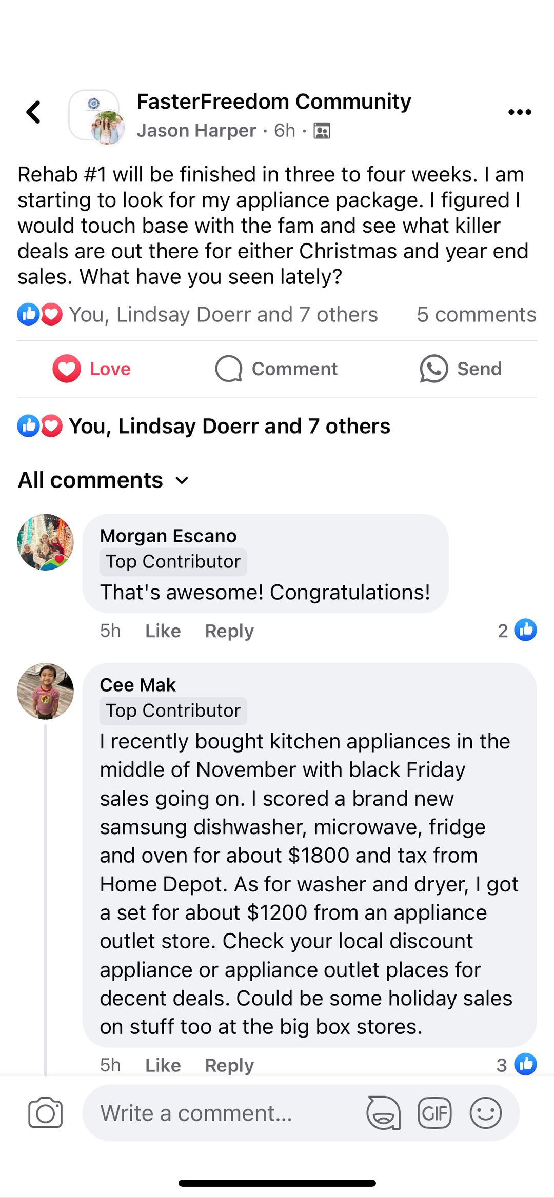 Faster Freedom | Programs