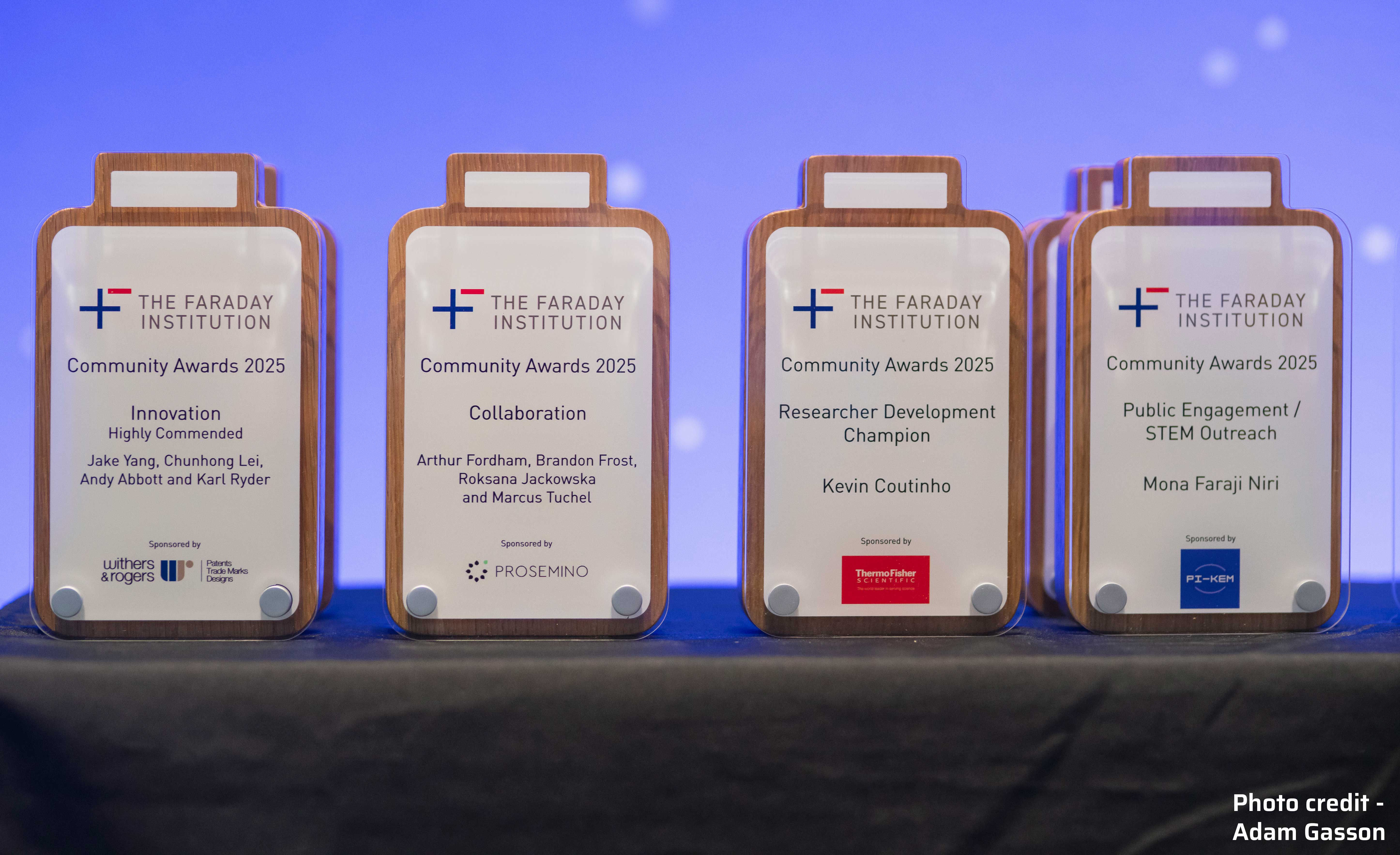 Faraday 2025 Awards | PI-KEM Ltd