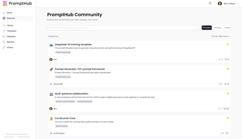 PromptHub: AI Prompt Management for Teams