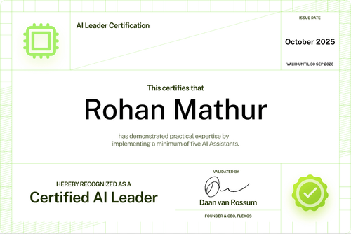 Lead with AI | Rohan Mathur - Certified AI Leader