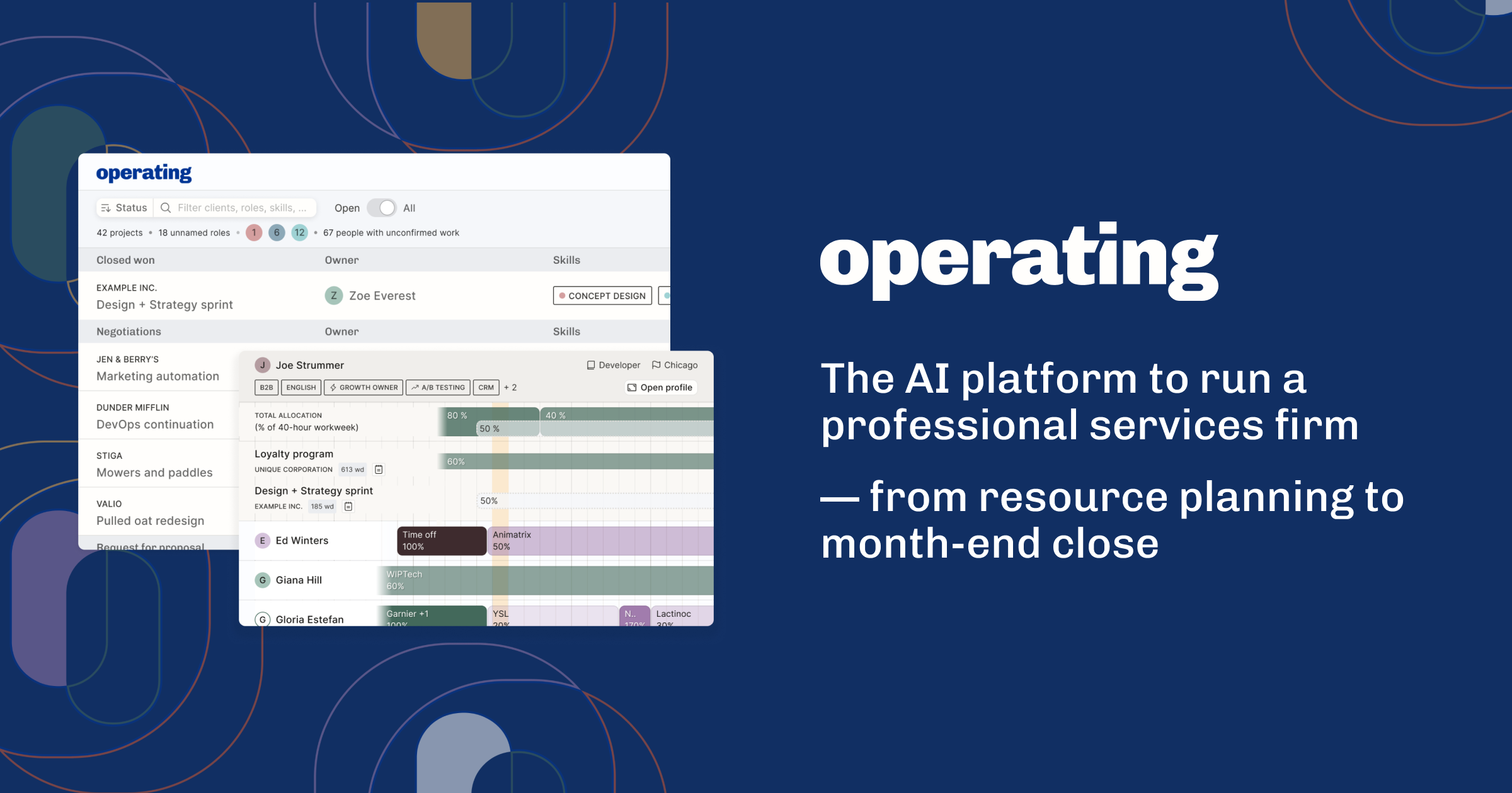 Operating – The AI Platform To Run A Professional Services Firm