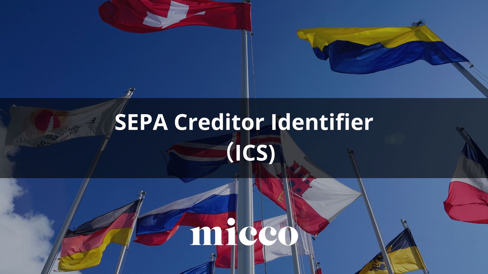 What is SEPA Creditor Identifier（ICS) and how to get it？