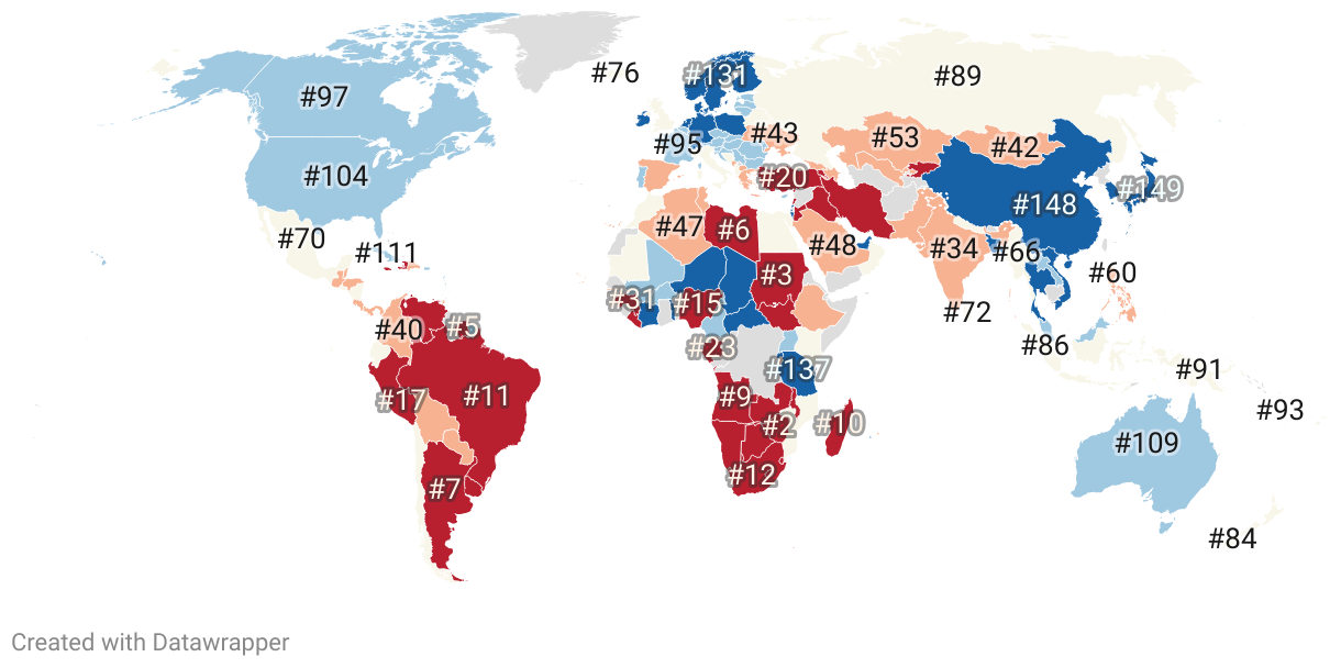 Worst Countries To Live In 2024