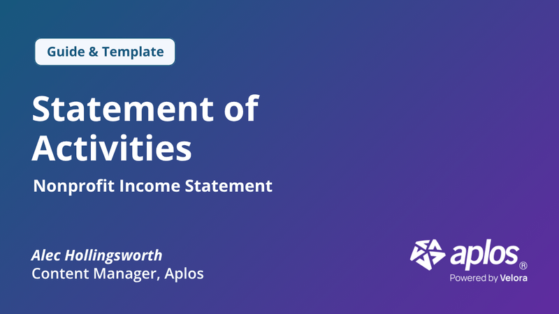 Nonprofit Statement of Activities: Guide & Free Template