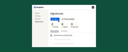 How to send a signature request in Dropbox - Dropbox Sign