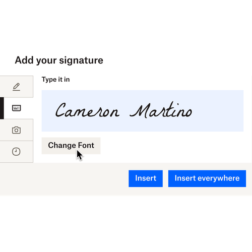 Signature Maker | Handwritten Signatures & More | Dropbox Sign ...