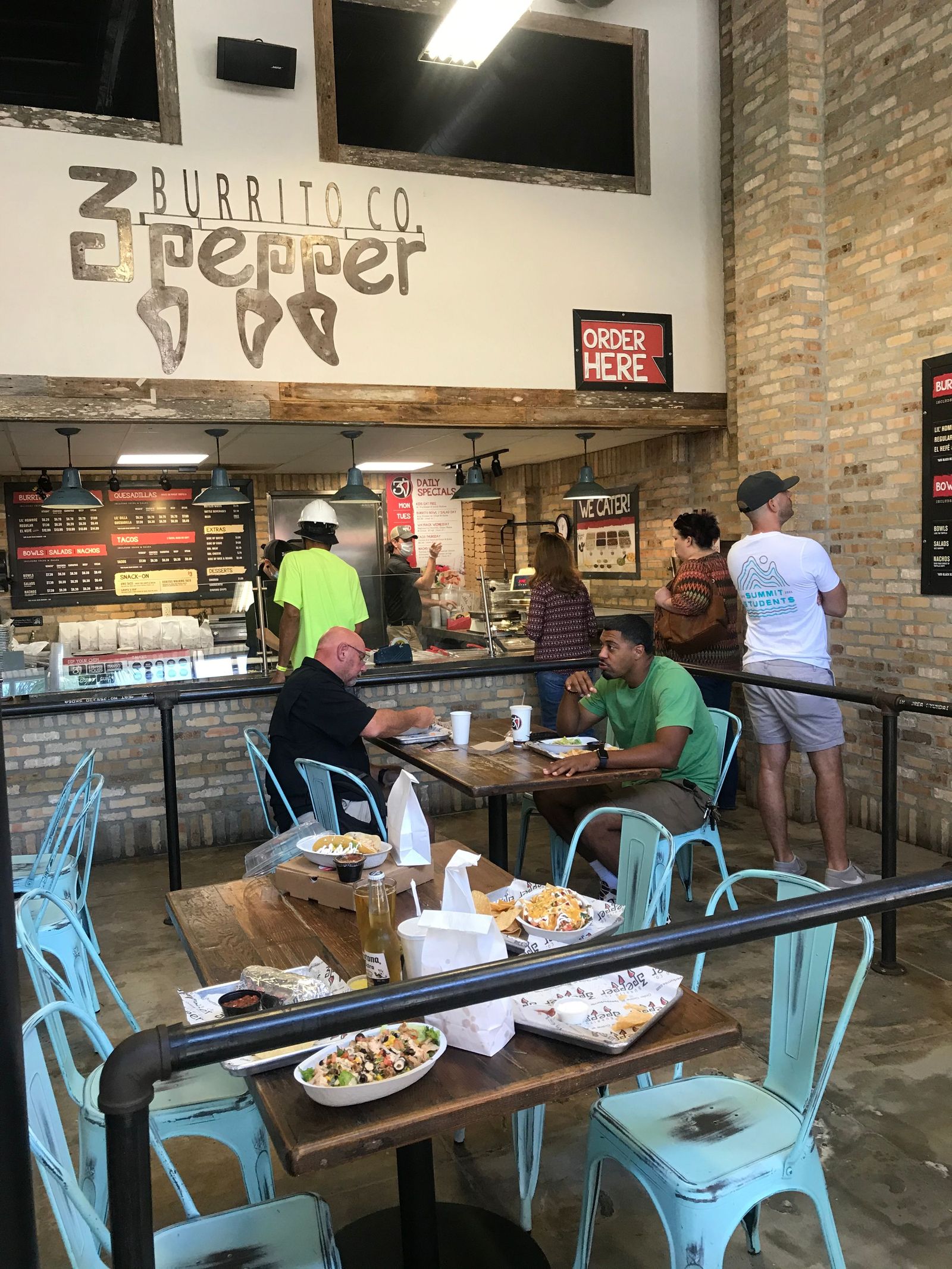 3 Pepper Burrito - Made from scratch