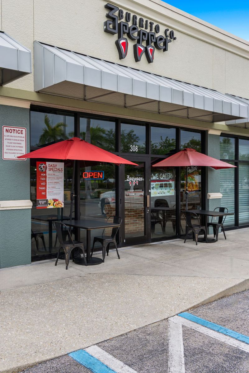 3 Pepper Burrito - Made from scratch