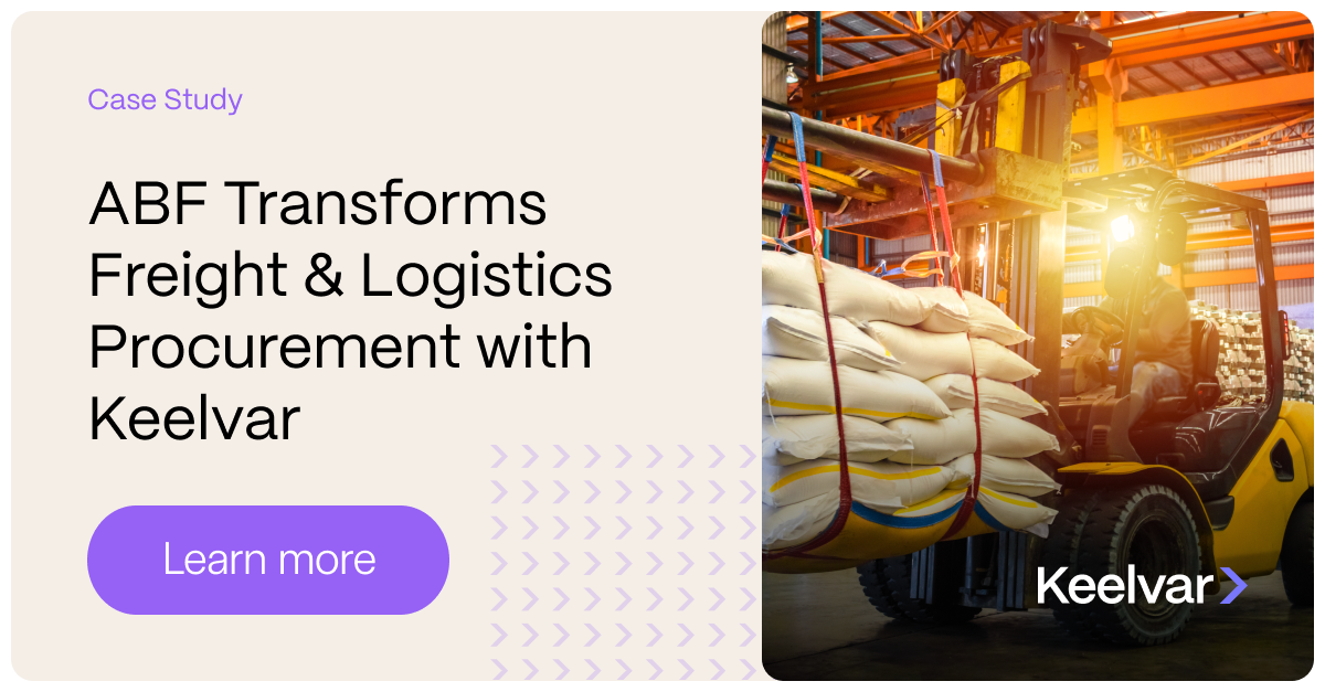 ABF Transforms Freight & Logistics Procurement with Keelvar