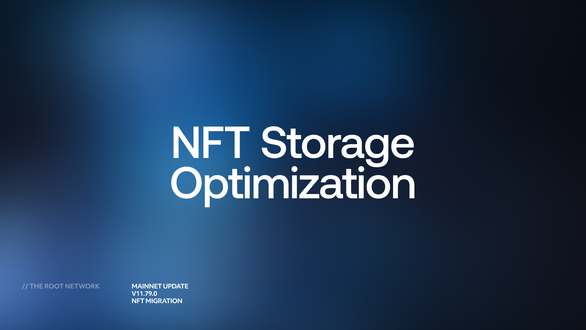 Optimizing NFT Storage on The Root Network