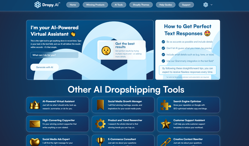 Dropy.AI™ - The Future of AI Dropshipping