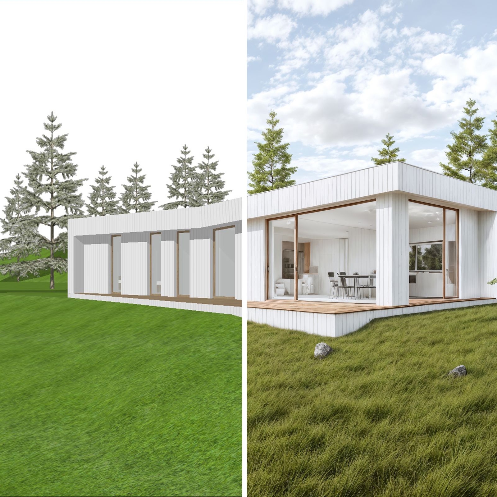 AI render for Archicad