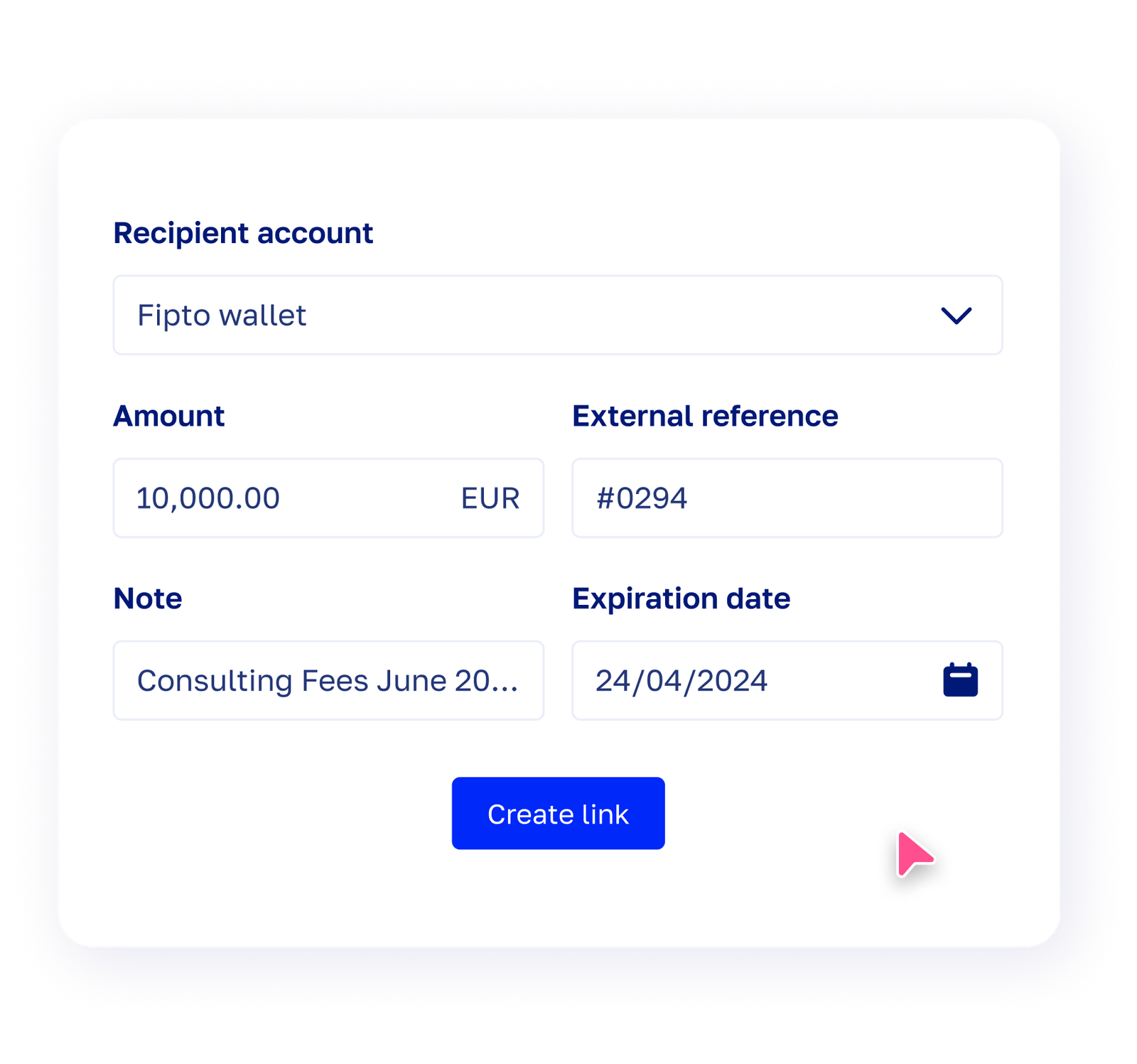 Fipto | Receive Payments