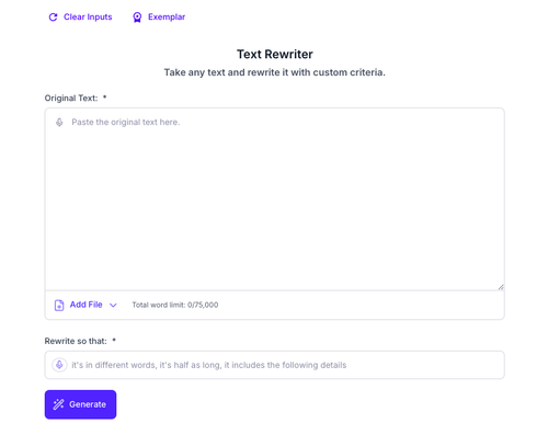 Text Rewriter | MagicSchool