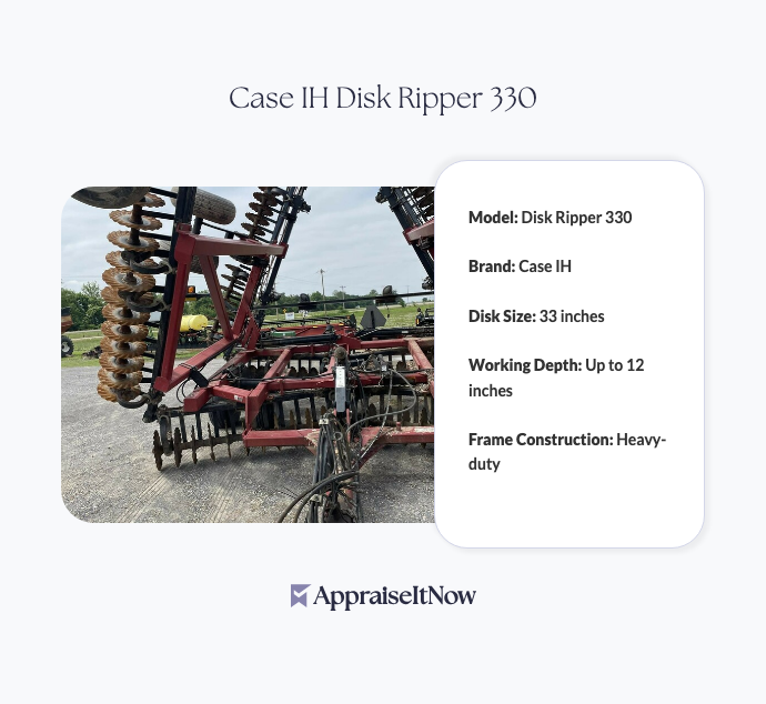 Case IH Disk Ripper 330 Appraisal, everything you need to know ...