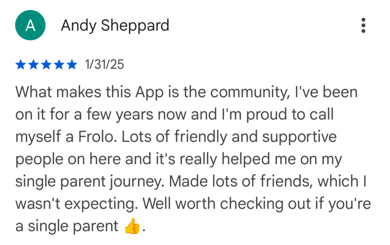 Frolo Community – Connect with Single Parents Like You
