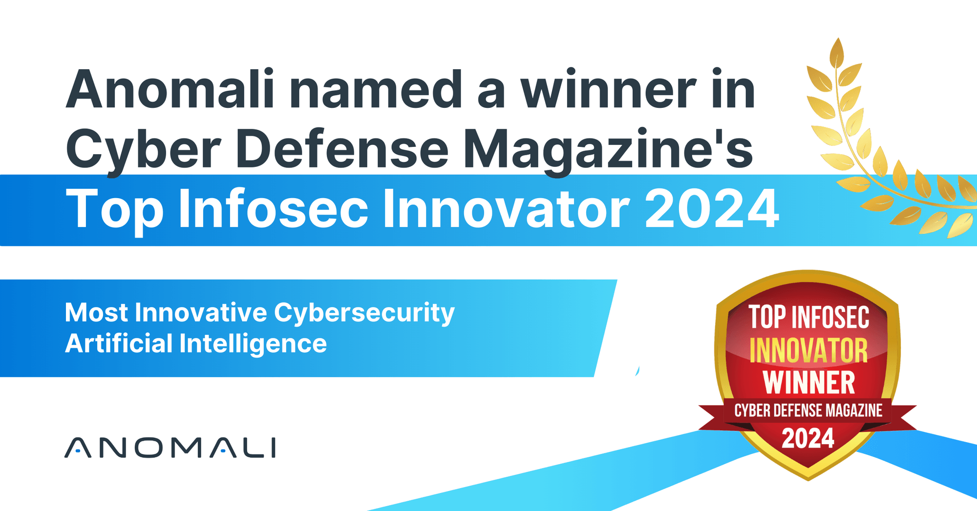 Anomali Named Most Innovative Cybersecurity AI by Cyber Defense Magazine