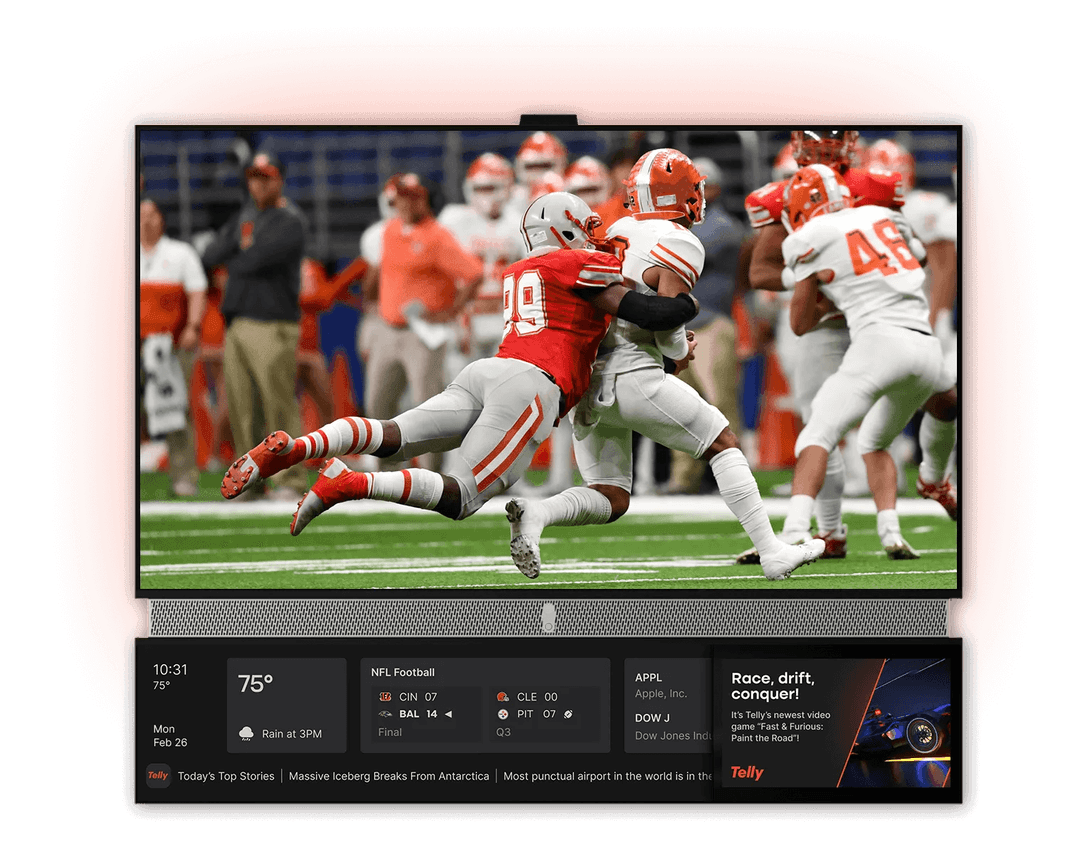 Telly I The biggest thing to happen to TV since color.