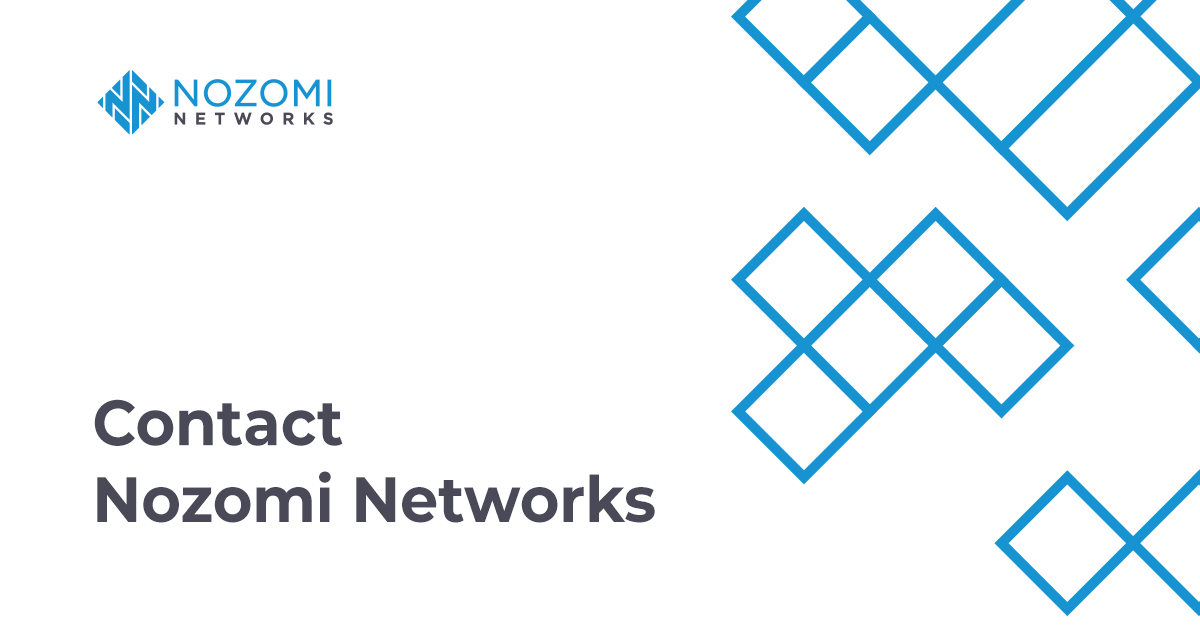 Nozomi Networks 連絡先