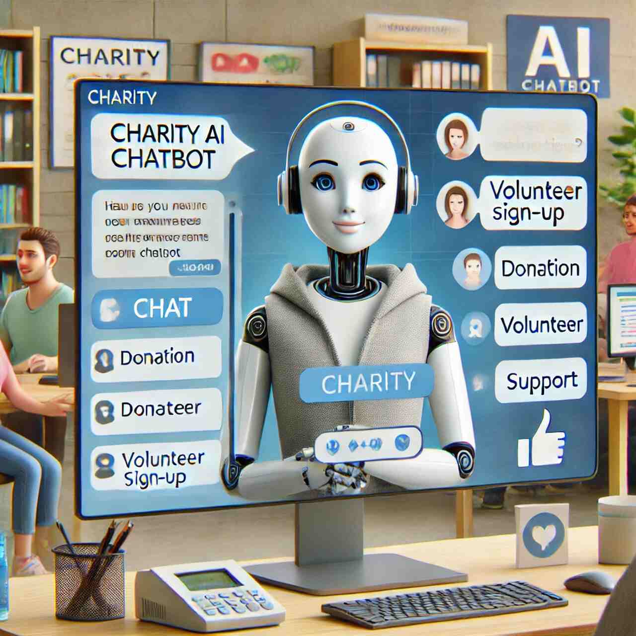 How Charities Use AI Chatbots