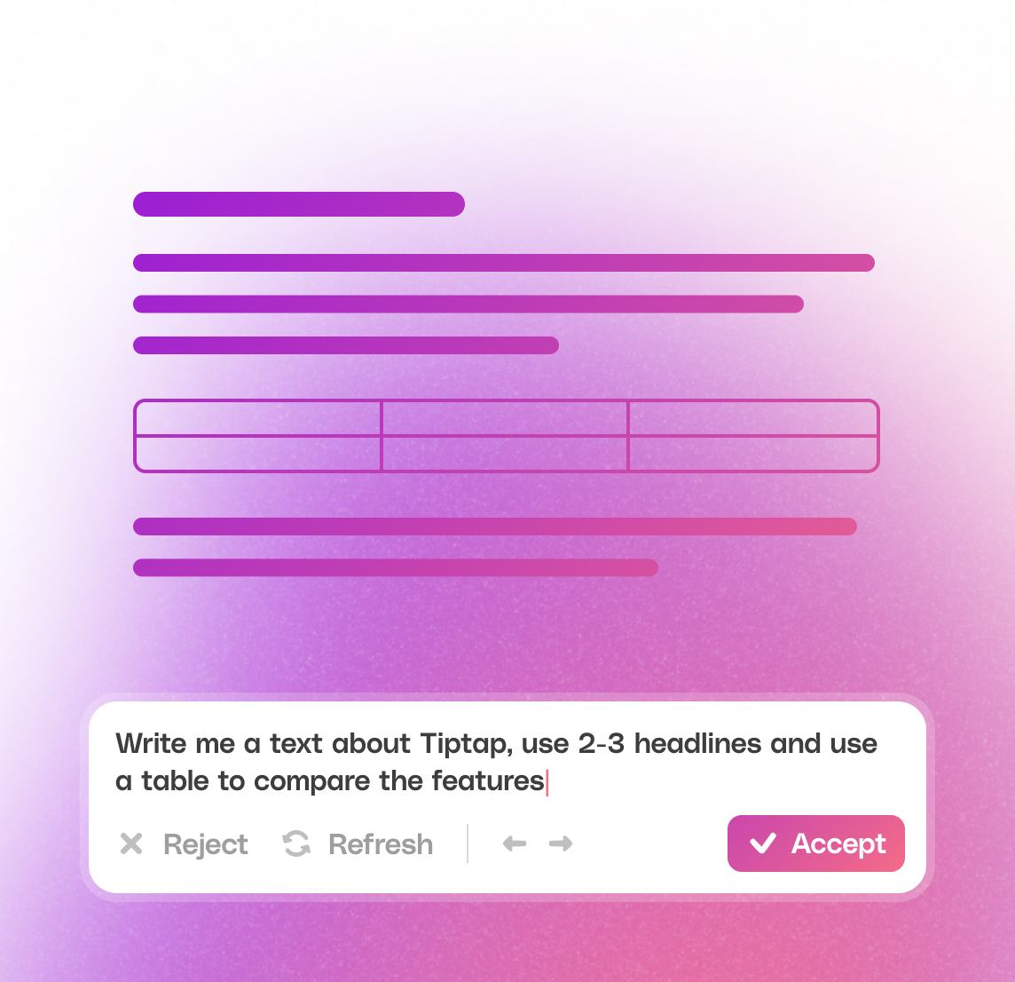 Tiptap Content AI - the Powerful AI Editor