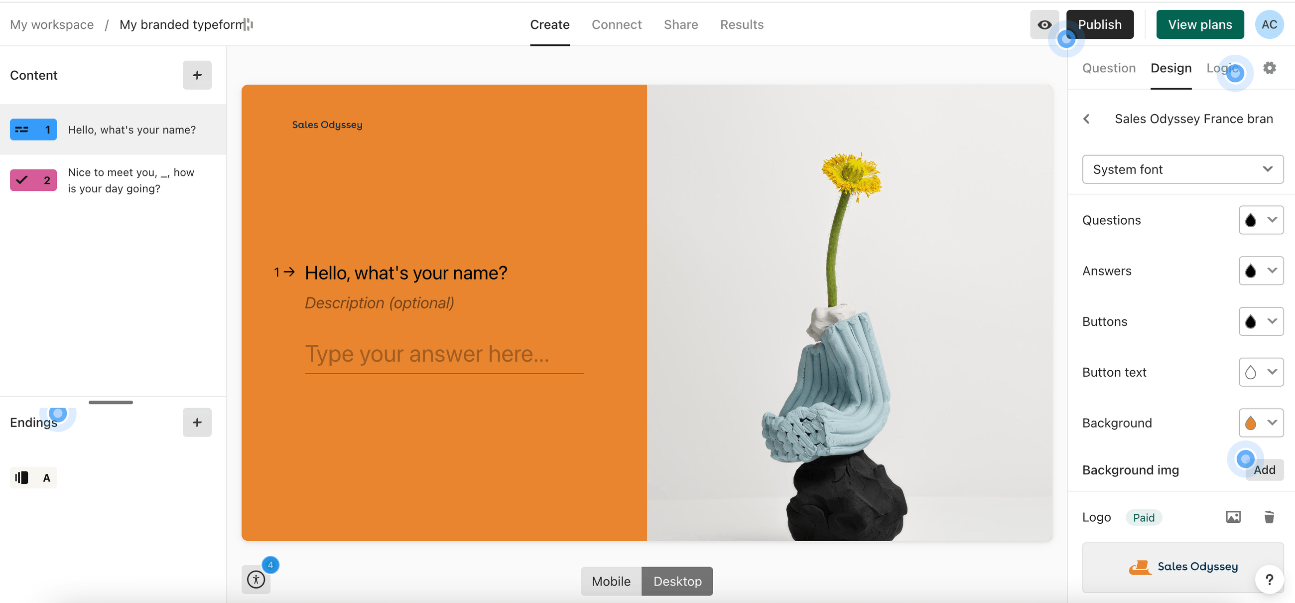Notre avis sur l’outil de formulaire Typeform